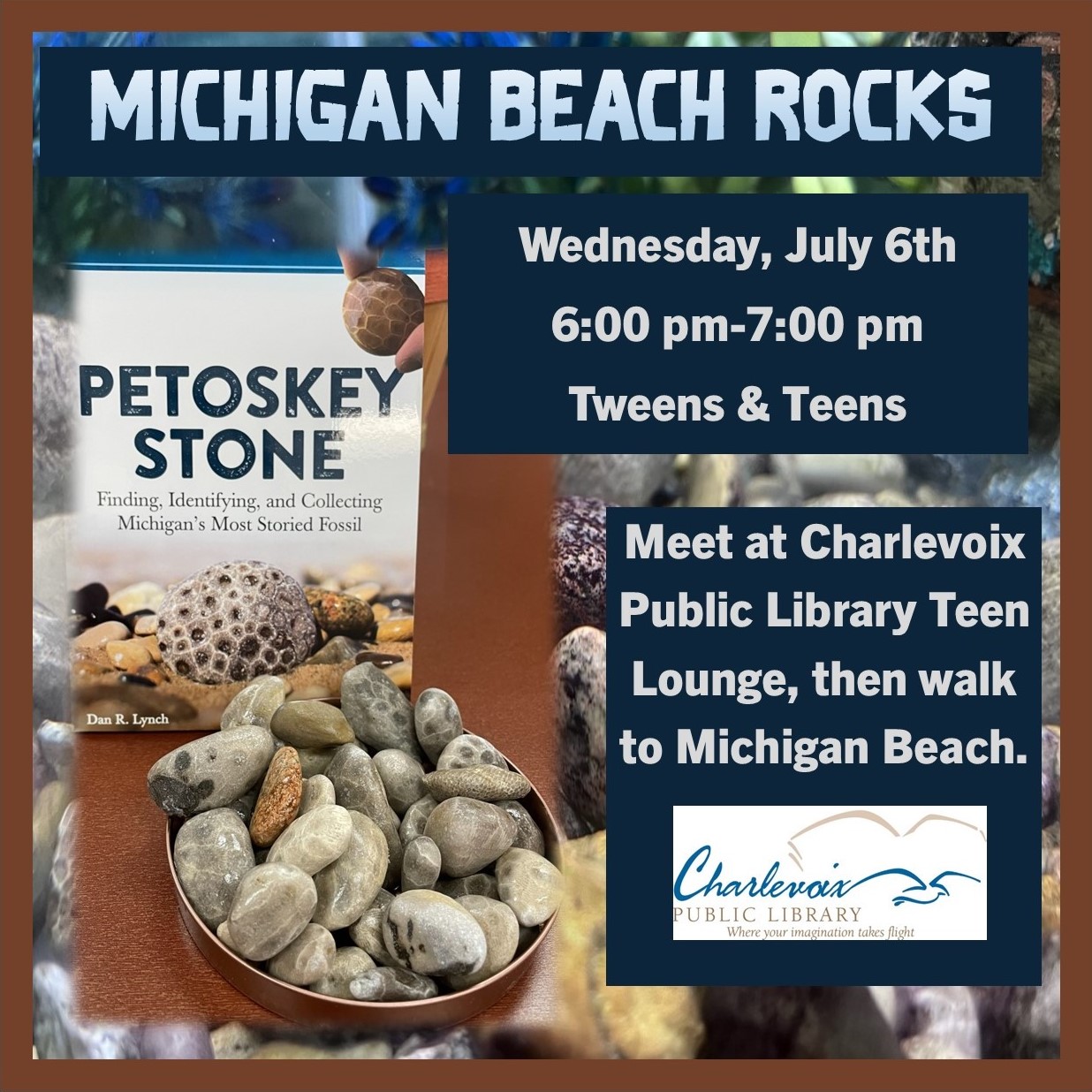 Michigan Beach Rocks | Charlevoix Public Library